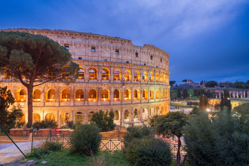 Rome, Italy at the Colosseum Stock Image - Image of europe, ancient ...