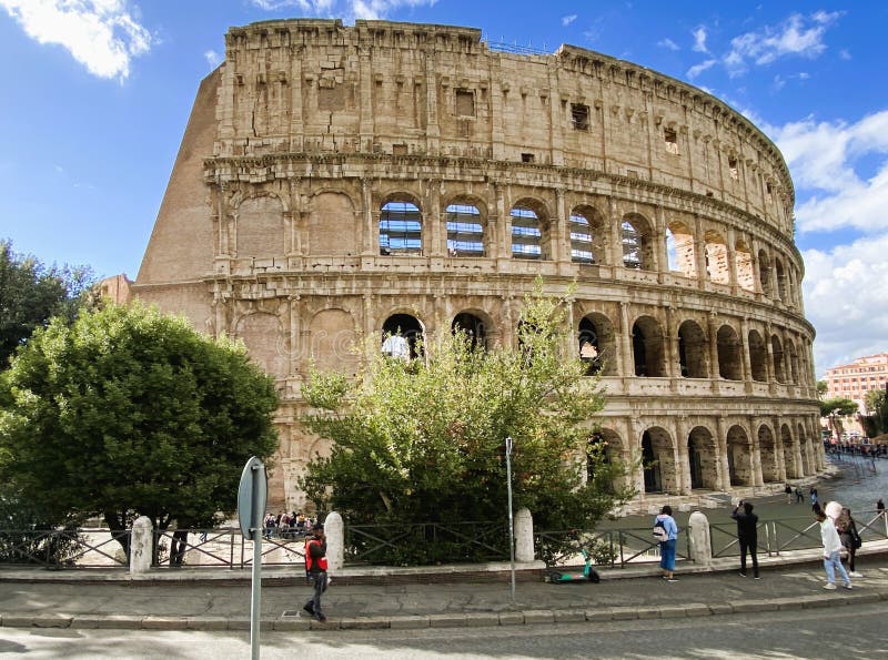 Ancient Ruins in the Roman Forum and Colosseum Area in Rome, Italy ...