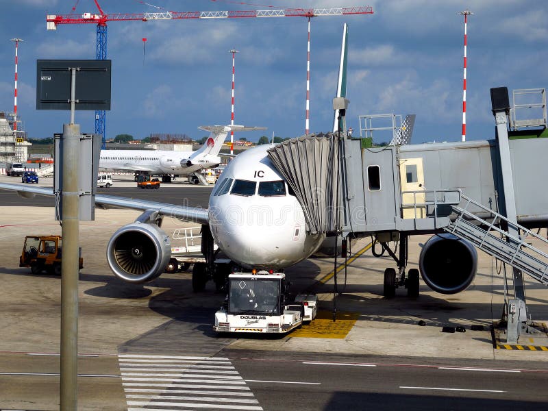 Rome, Italy - 18 Jul 2011: the Airport, Rome, Italy Editorial Photo ...
