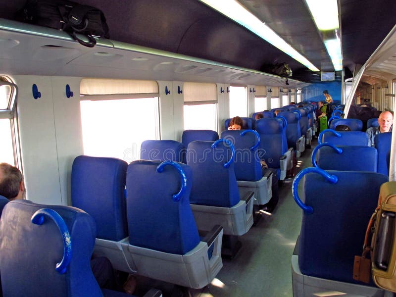 Rome, Italy - 18 Jul 2011: the Train in Termini Railway Station, Rome ...