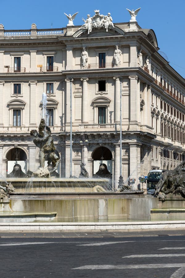 Amazing View of Piazza Della Repubblica, Rome, Italy Editorial Photo ...