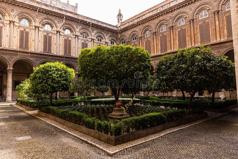 Ancient Buildings and Green Trees Editorial Image - Image of outside ...