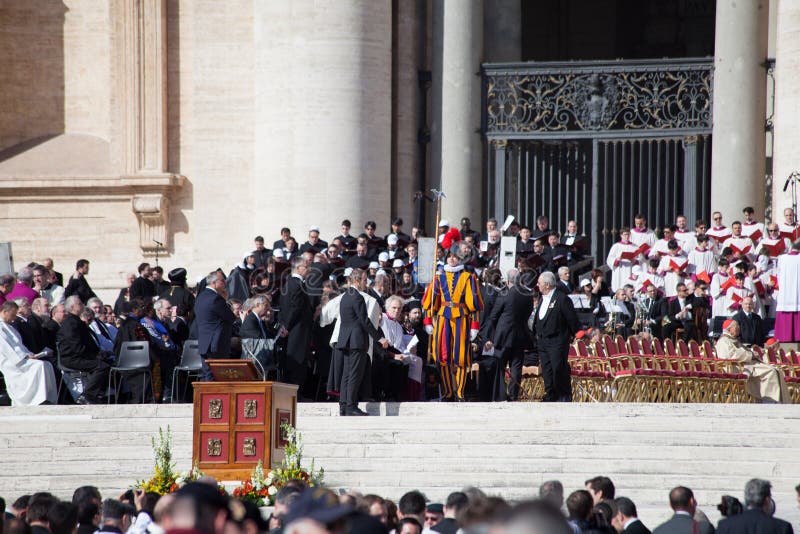 The Pope Francis Inauguration Mass Editorial Photo - Image of basilica ...