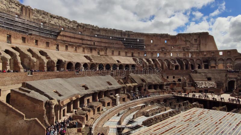 ROME, ITALY - MAY 06, 2019: Colosseum or Coliseum Interior Overview ...