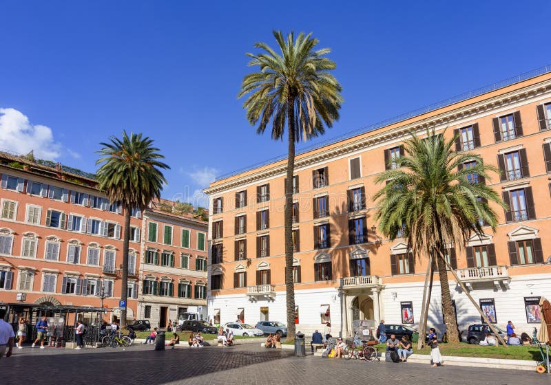 Rome, Italy - October 2022: Spain Square Piazza Di Spagna Architecture ...