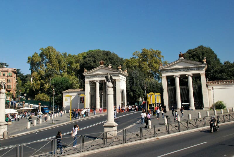 Rome, Italy editorial stock photo. Image of italian, entrance - 54948173