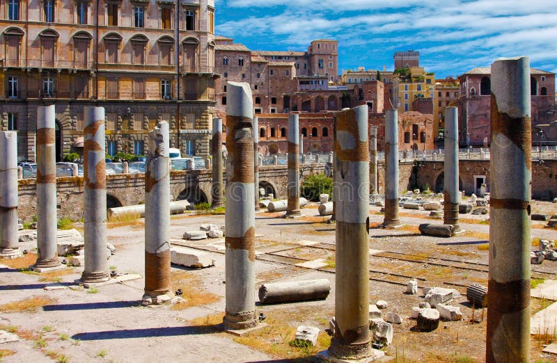 Rome, Italy. the Roman Forum Stock Photo - Image of italian, summer ...