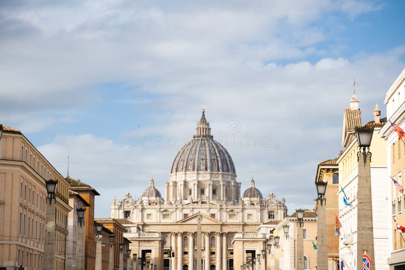Rome, Italy - 01 16 2023: St. Peters Basilica in Vatican Editorial ...