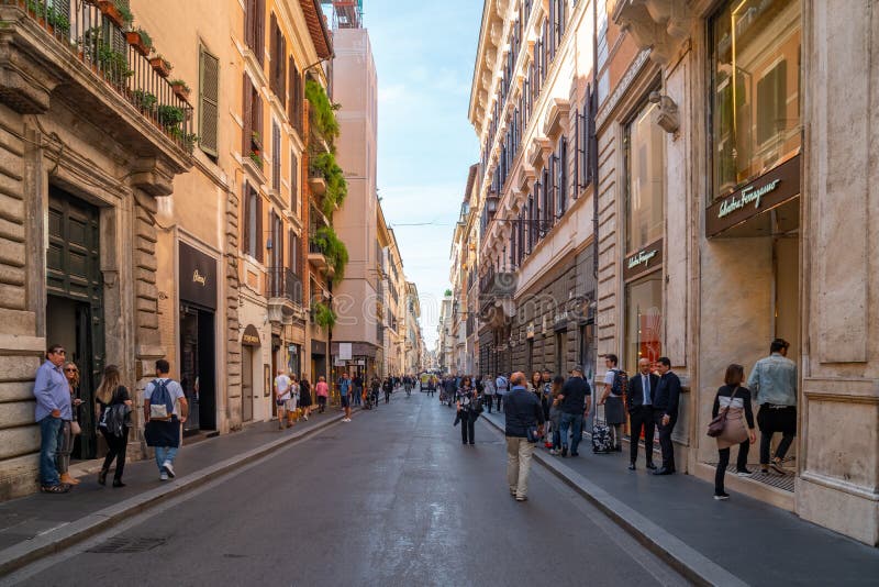 Rome, Italy - 28.10.2019: Streets of Rome, People Activity Editorial ...