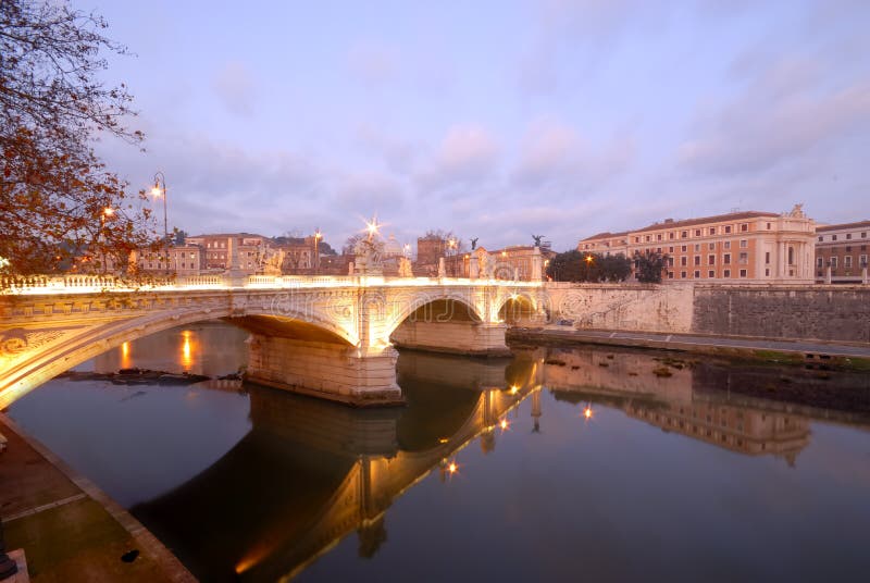 Rome, Italy, the Tiber River Stock Image - Image of emanuele, dawn: 2986495