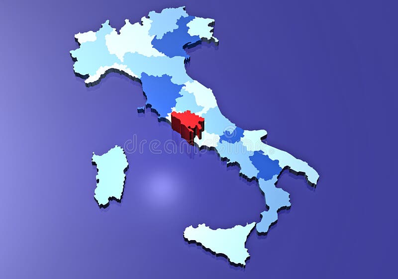 Rome and its province stock illustration. Illustration of italy - 18696484