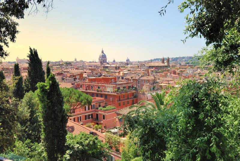 Rome landscape stock photo. Image of sunrise, roma, villa - 7091584