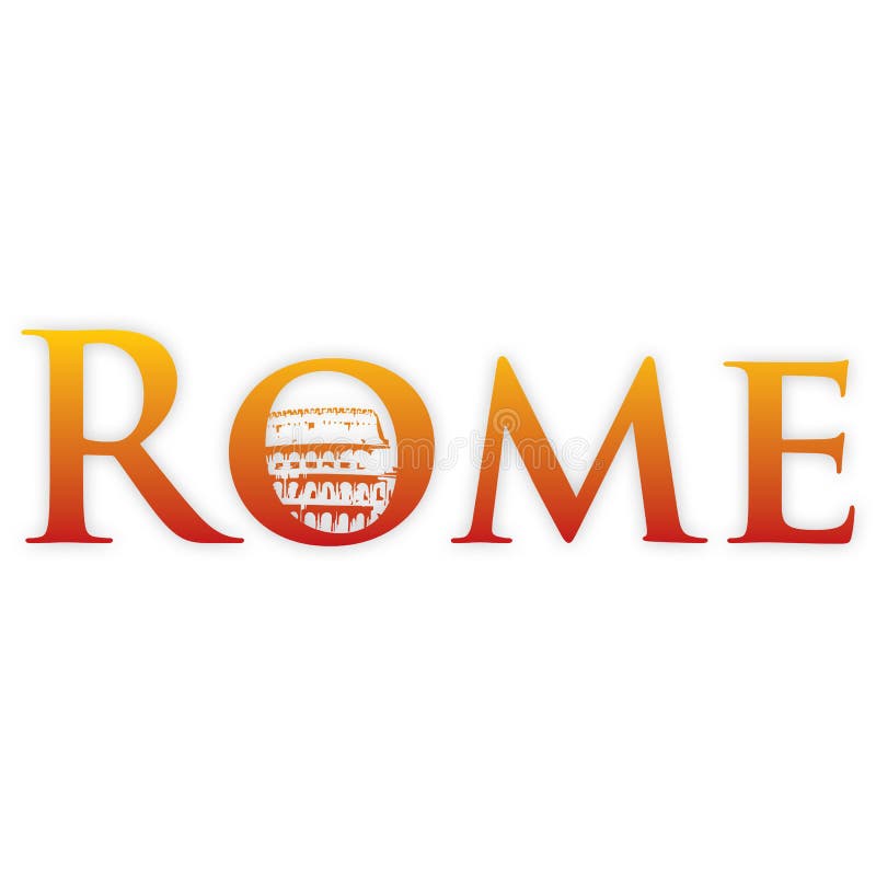 Rome-logo stock illustration. Illustration of capitals - 12950941
