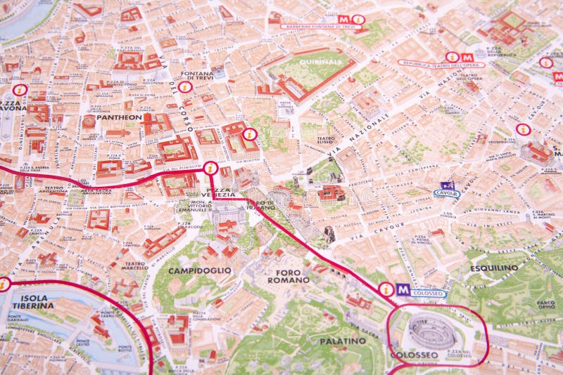 The Rome map stock image. Image of republic, country - 85528563