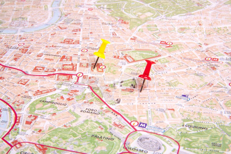 The Rome map stock photo. Image of chart, european, globe - 85528676