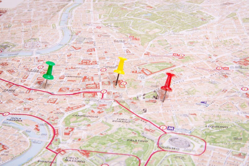 The Rome map stock image. Image of international, country - 85528781