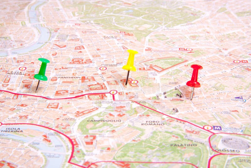 The Rome map stock photo. Image of location, atlas, detail - 85528970