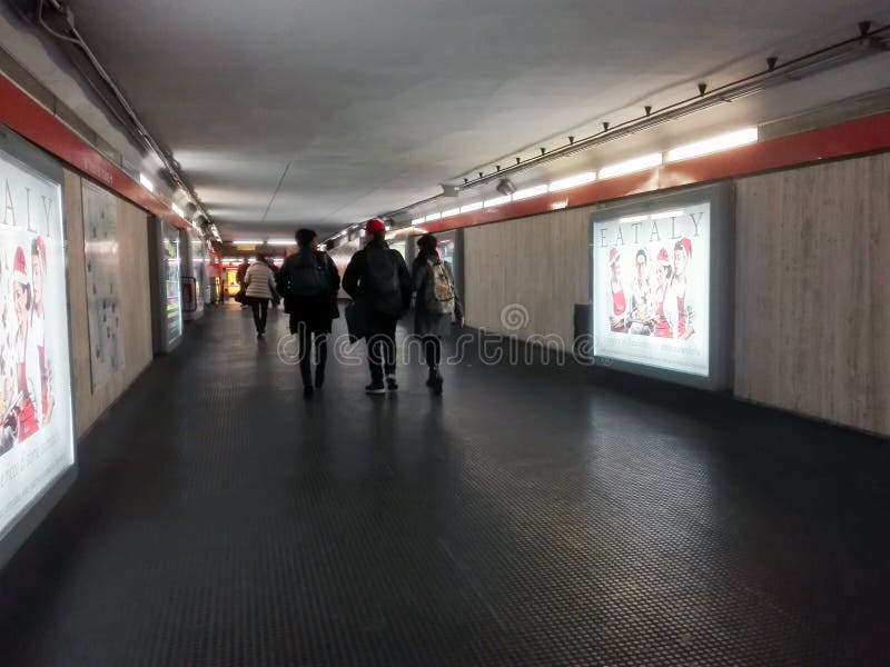 Rome Metro, Italy editorial stock image. Image of platform - 64044659