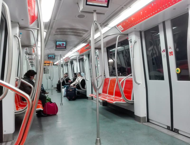 Rome Metro, Italy editorial image. Image of transportation - 64044770