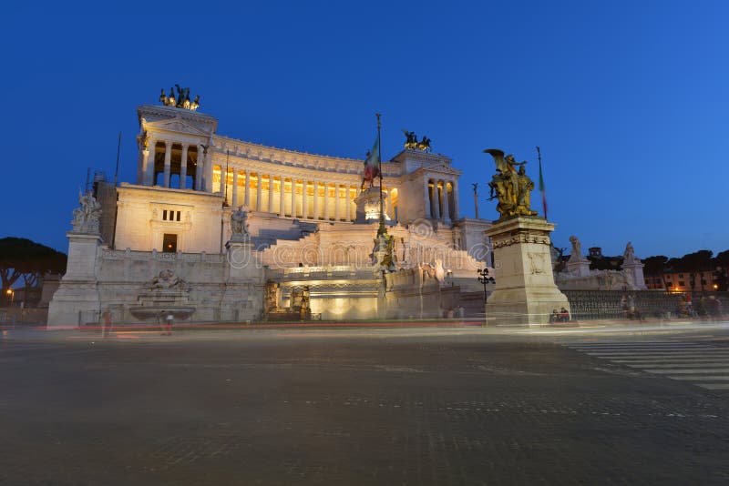 Rome, National Monument of Victor Emmanuel II Editorial Stock Image ...