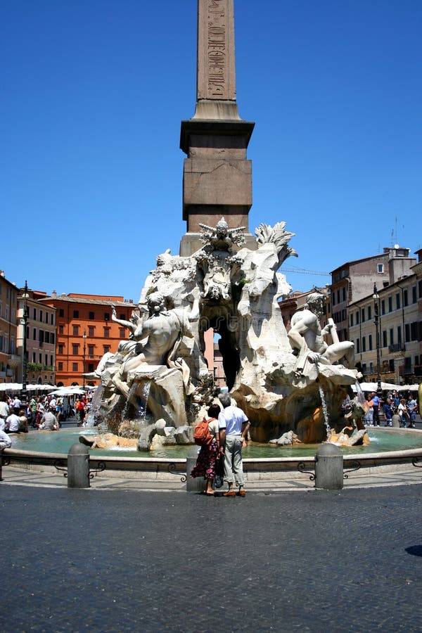 Rome,navona square editorial image. Image of ancient - 23985575