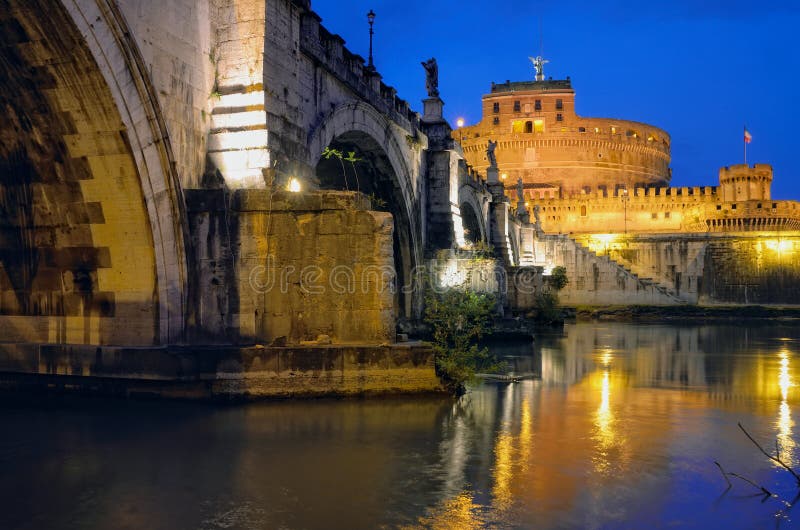Rome at Night stock image. Image of historical, prison - 20433271