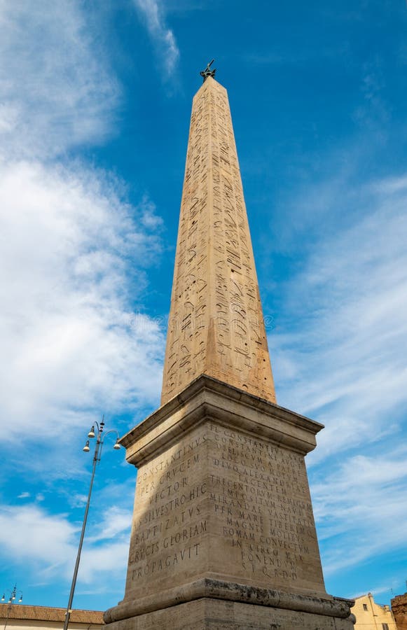 Rome - the Obelisk in Front of Basilica San Giovanni in Laterano ...