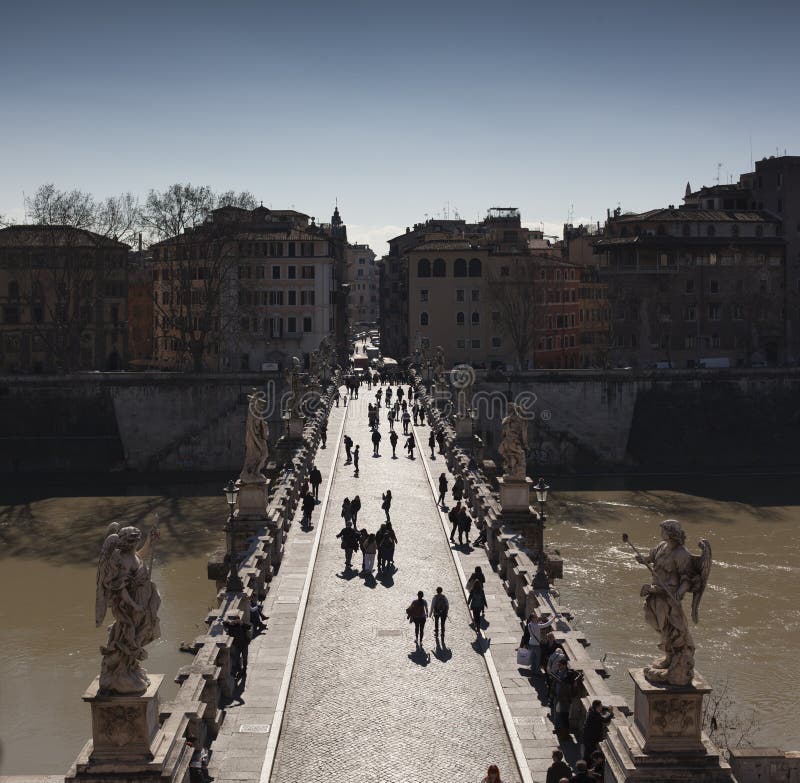 Rome Overview with Monument Editorial Photography - Image of cathedral ...