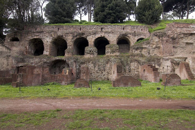 Rome - Palatine Hill - Entry Stock Image - Image of landmark ...