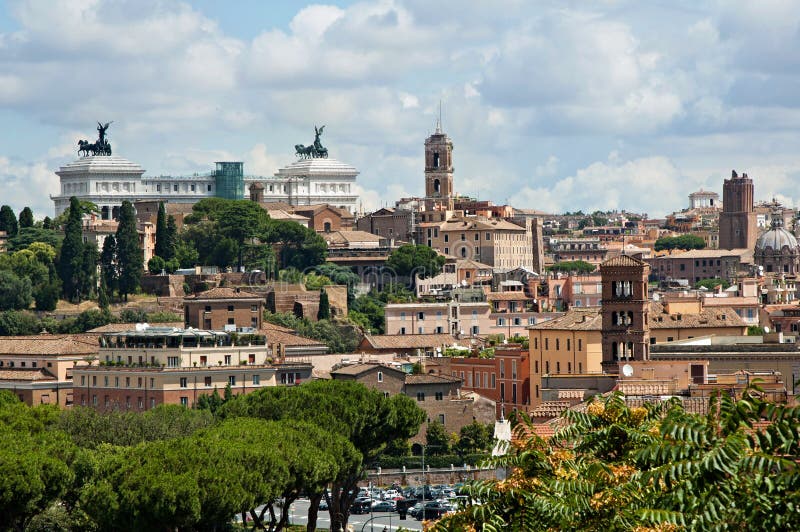 Rome panorama 1 stock image. Image of history, vacations - 51192563