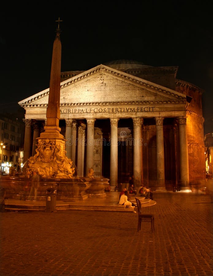 Rome Pantheon Front stock photo. Image of architecture - 33051846