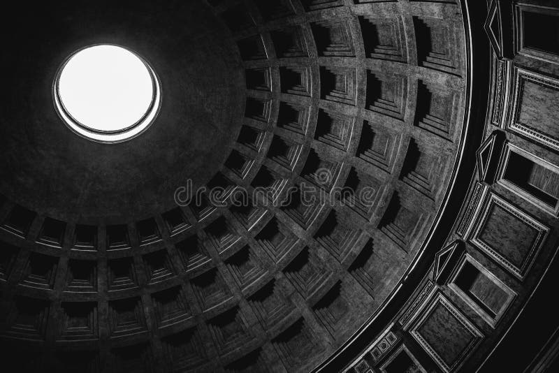 Rome Pantheon Interior editorial stock photo. Image of roma - 90829563
