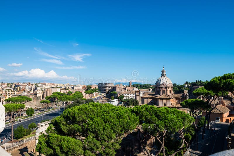 Rome s landscape stock photo. Image of europe, italian - 58785142