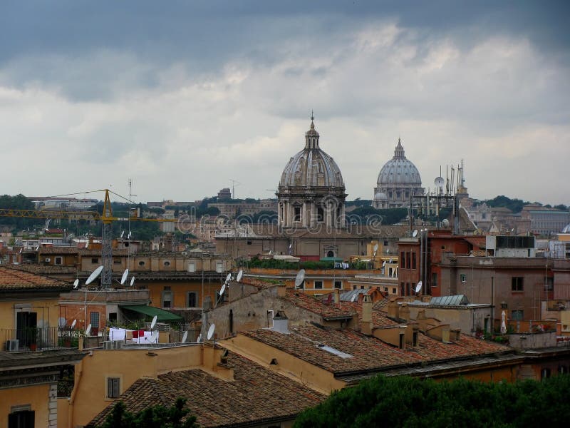 Rome Skyline stock photo. Image of skyline, europe, religion - 5700806