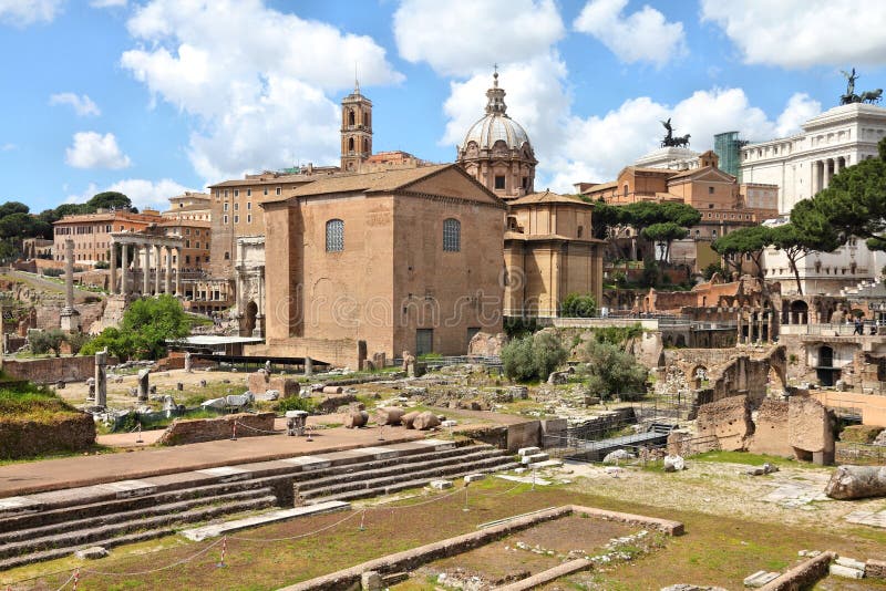 Rome skyline stock photo. Image of urban, city, roman - 68853106