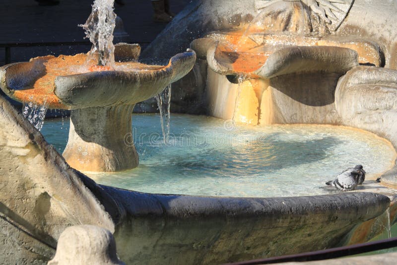 Rome - Spanish Square stock image. Image of rome, bird - 22114325