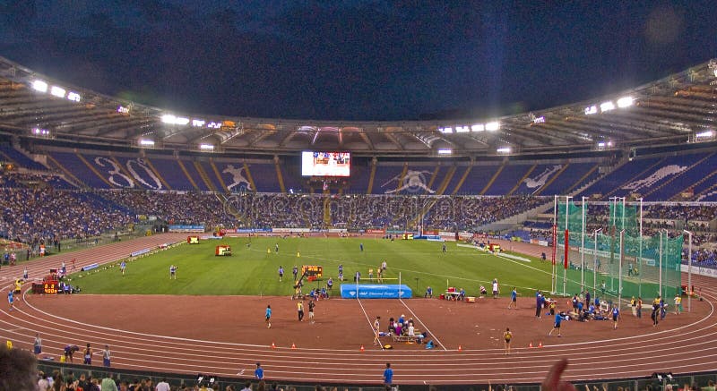 Rome stadium editorial stock image. Image of exercise - 14865584