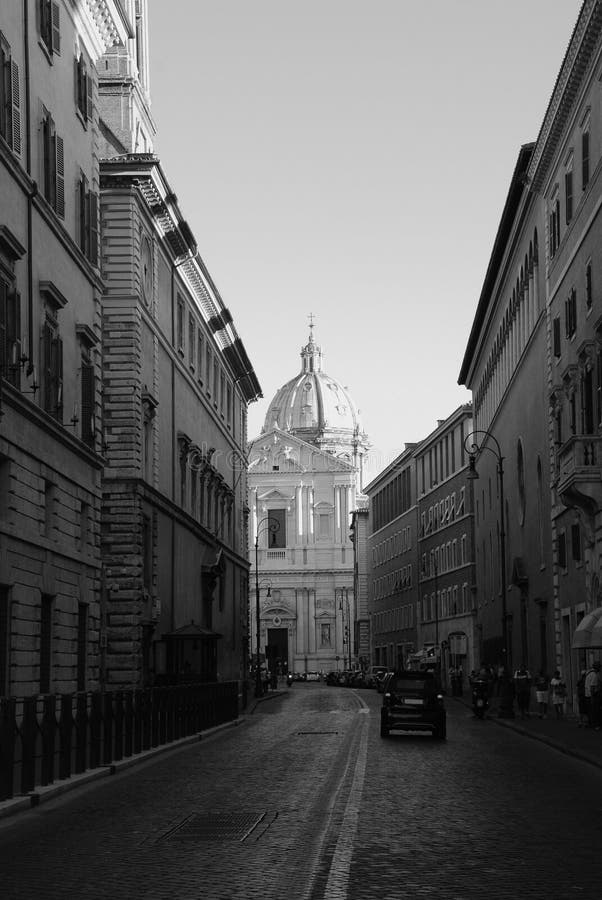 Rome Street stock photo. Image of cathedral, street, antique - 27243290