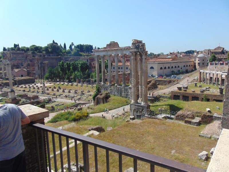 Rome stock photo. Image of columns, holidays, romanum - 71294906