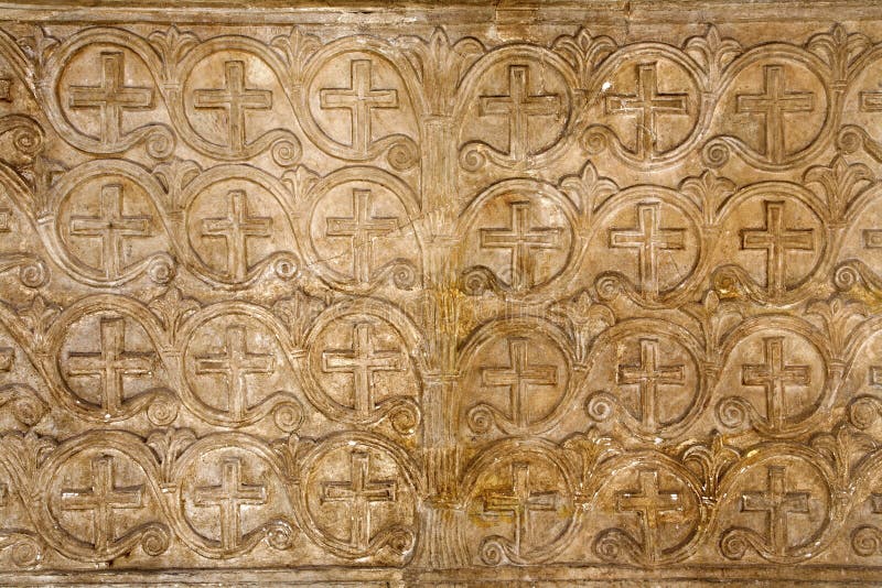 Rome - Tree Relief - Symbol of Jesus Life Stock Image - Image of relief ...