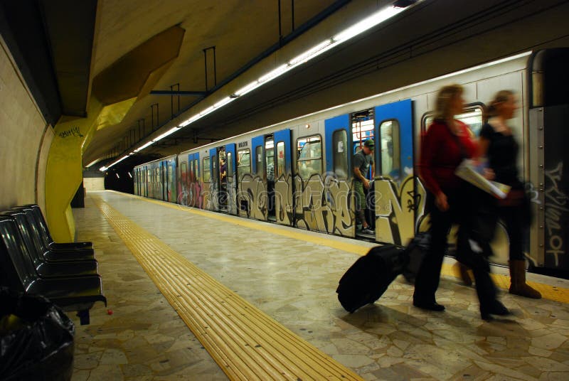 Rome underground editorial stock image. Image of rome - 4769524