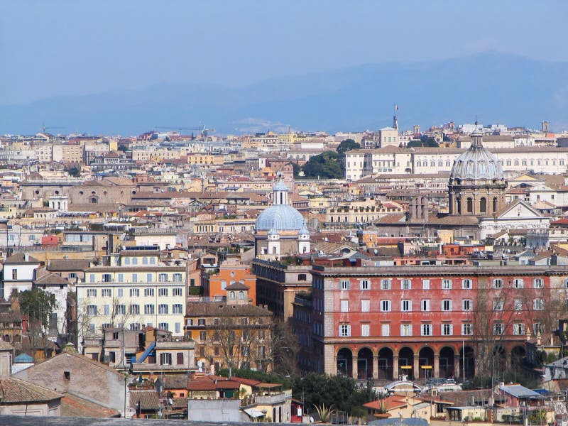 Oude Gebouwen Van Het Oude Rome Stock Foto - Image of legende ...