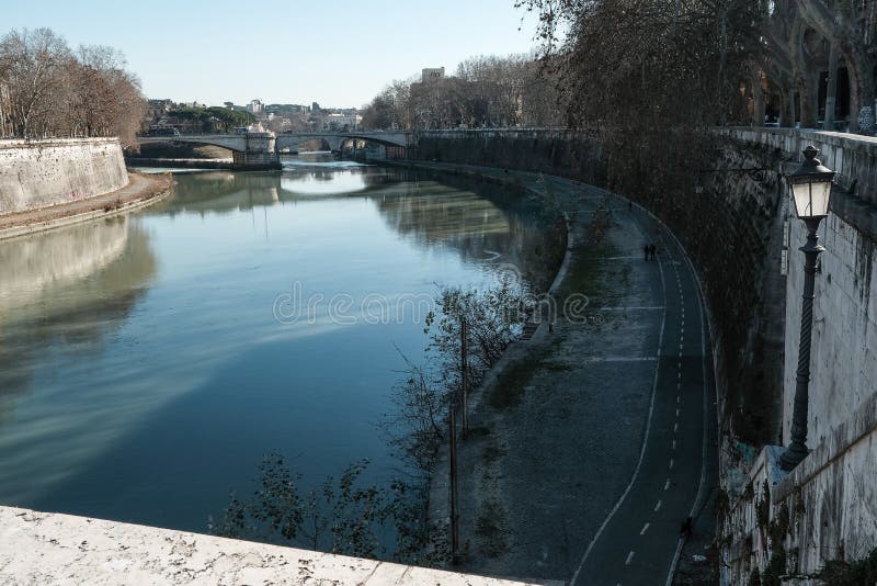 Roma the river Tevere stock photo. Image of city, nature - 162302132