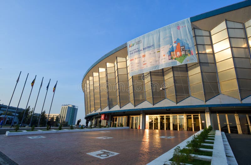 Romexpo building editorial photography. Image of festival - 19741947