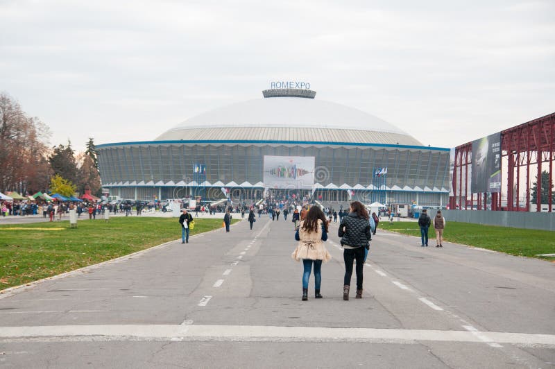 Romexpo building editorial photography. Image of festival - 19741947