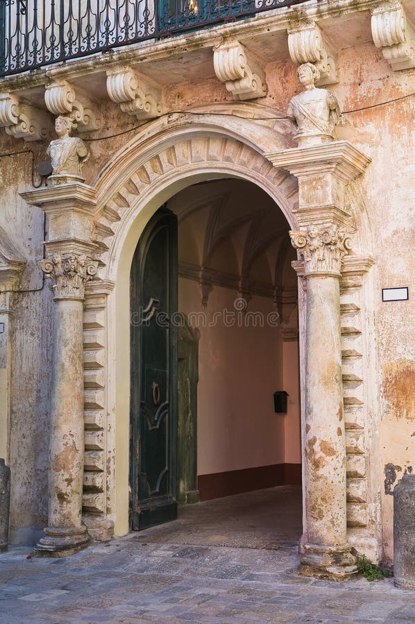 Romito Palace. Gallipoli. Puglia. Italy. Stock Image - Image of ...