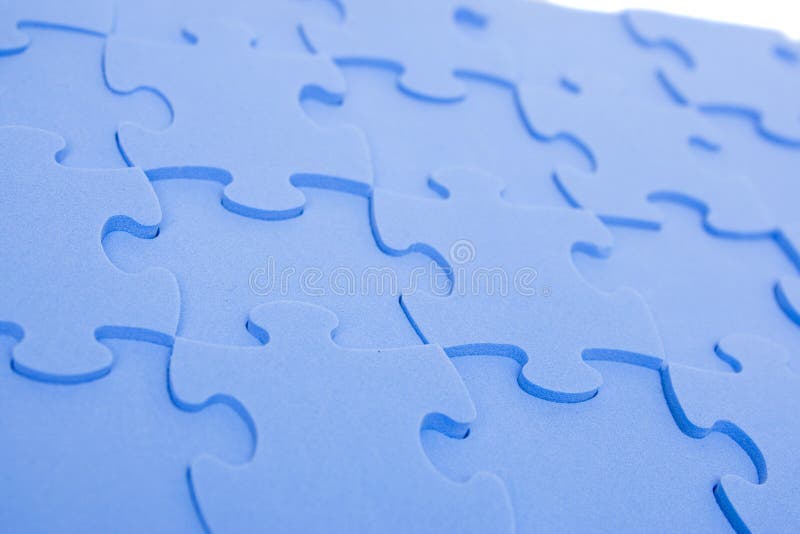 Rompecabezas azul imagen de archivo. Imagen de contexto - 8147833