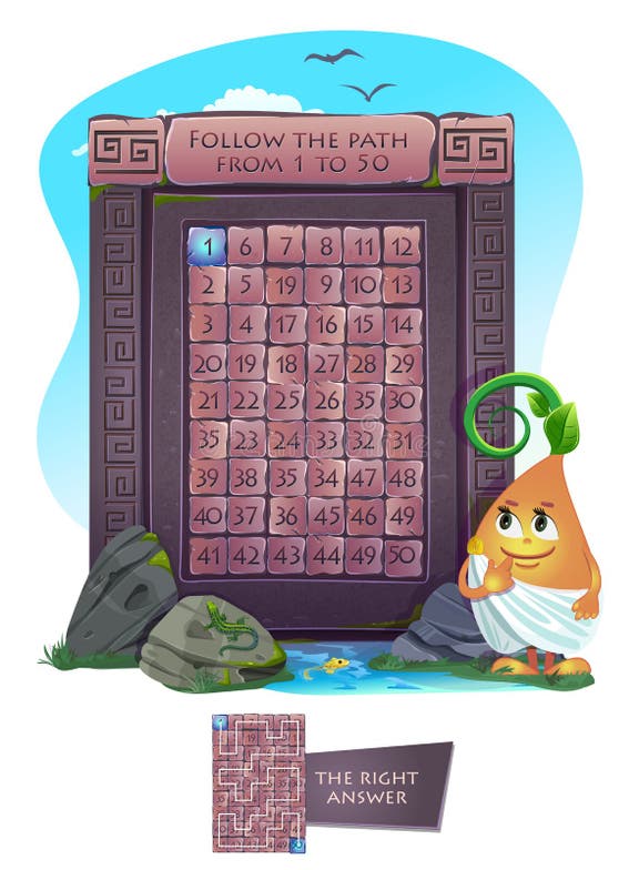 Rompecabezas De La Búsqueda De La Palabra Del Zigzag Stock de ilustración - Ilustración de ...