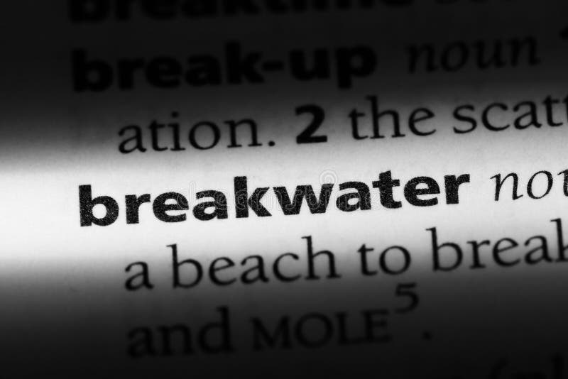 Rompeolas foto de archivo. Imagen de concepto, impreso - 114409520