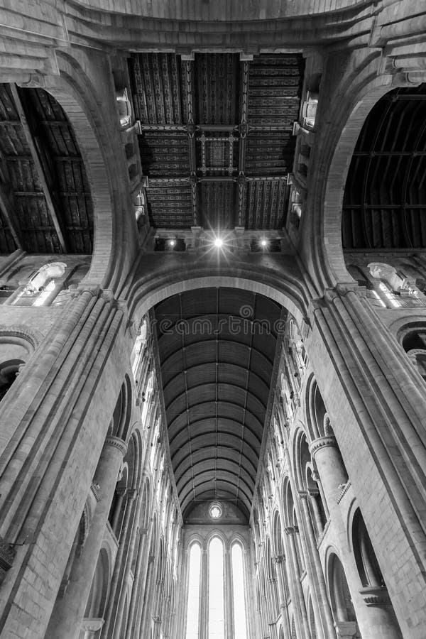Romsey Abbey Cross Ceiling Nave Editorial Stock Image - Image of ...